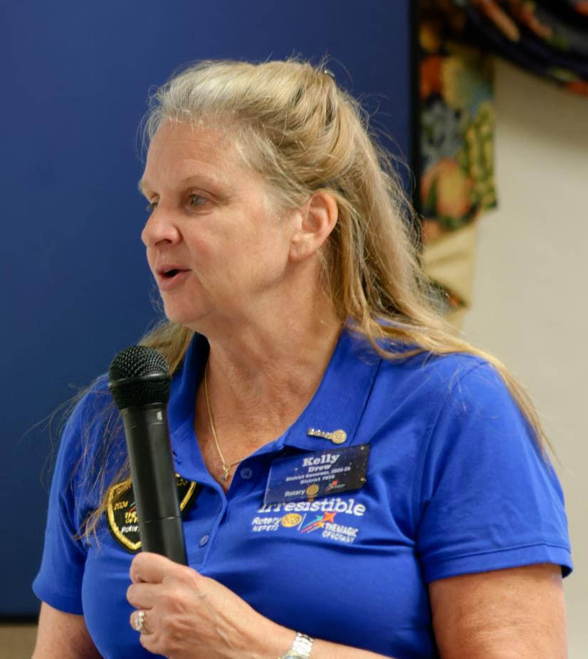 Program for September 12, 2024: Kelly Drew, Rotary D7850's District ...